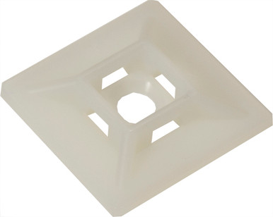 Adhesive Mounting Base for Cable Ties, 100 pack, Natural - www ...