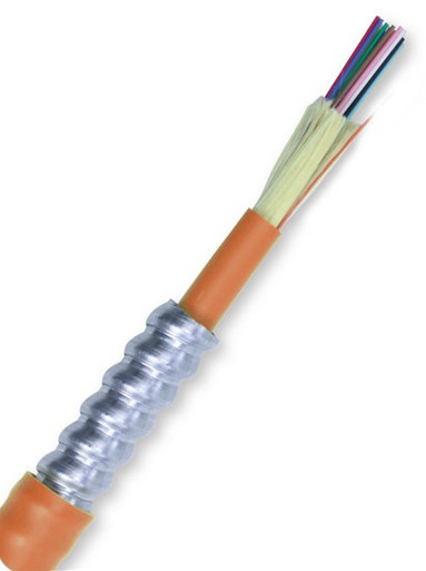 AFL 2 Fiber OM1 Multimode Armored Tight Buffered Indoor Riser Fiber ...