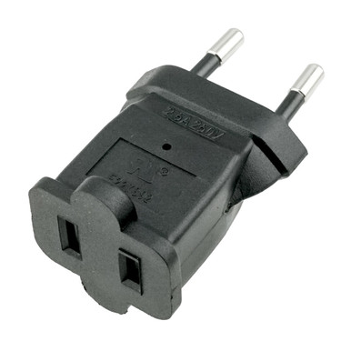 USA NEMA 1-15R to Europe CEE7/16 Plug Adapter - www ...