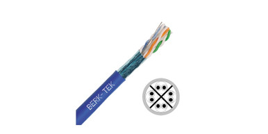 Berk-Tek 10095838 LANmark-6 FTP Plenum Cable, Category 6 Solid, 4-Pair ...