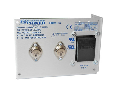 International Power IHBB15-1.5 Linear Power Supplies ADJUSTABLE PWR ...