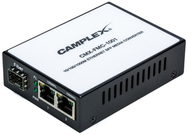 Camplex CMX-FMC-1001 Fiber Media Converter Gigabit Ethernet 1000Base-T ...