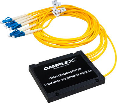 Camplex CMX-CWDM-5C4753 5 Channel CWDM Multiplexer/Demultiplexer with ...
