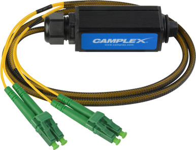 Camplex OPADAP-11 opticalCON QUAD APC to Four (4) LC/APC Breakout ...