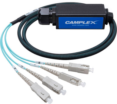 Camplex OPADAP-16 opticalCON QUAD to Four (4) SC Breakout Adapter ...