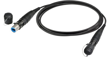 Camplex HF-OCH2M-0108 opticalCON DUO Multimode Hybrid Fiber Cable with ...