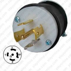 HUBBELL HBL2511 AC Plug NEMA L21-20 Male - www.americancableassemblies.com