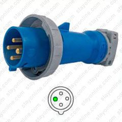 HUBBELL HBL430P9W AC Plug IEC60309 430P9W Male Pin & Sleeve - www ...