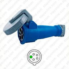 HUBBELL HBL530C9W AC Connector IEC60309 530C9W Female Pin & Sleeve ...