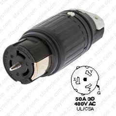 HUBBELL CS8164C AC Connector CA STD 50a 3-Phase 480v Female - www ...