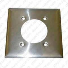 HUBBELL SS716 Wall Plate AC 2 Gang Straight Blade 2.66 Inch Face ...