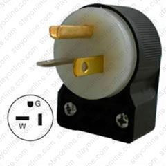 HUBBELL HBL5366CA AC Plug NEMA 5-20 Male Angled - www ...