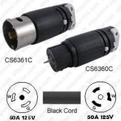 California Style CS6361C Male Plug to CS6360C Connector 3.0 meters / 10 ...