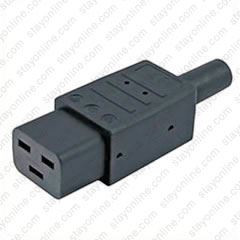 AC Connector IEC 60320 C19 Female 16 Amp Straight Entry VDE - www ...