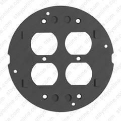 HUBBELL S1SPDU SystemOne Sub-Plate 2 Duplex - www ...