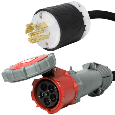 NEMA L22-20P to 520C7W Pin and Sleeve Connector - www ...