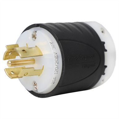L2120P Pass and Seymour NEMA L21-20P L2120P 20A, 120/208V, Three Phase ...
