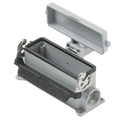 Mencom MAP-24LS32 Standard, Rectangular Base with Plastic Cover, Single Latch, Surface mount ...