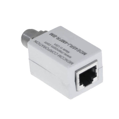 Mencom MDE45RJ-8MFR-BM Ethernet, Receptacle, M12 8 Pole Male to RJ45 ...
