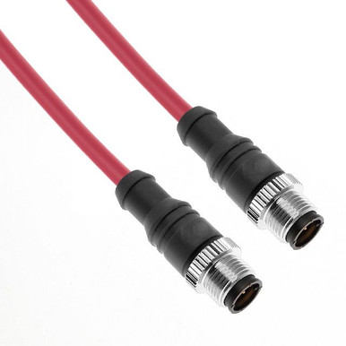Mencom MDE45WB-4MMP-5M-RD Ethernet, Continuous Flex, Cordset, Shielded ...