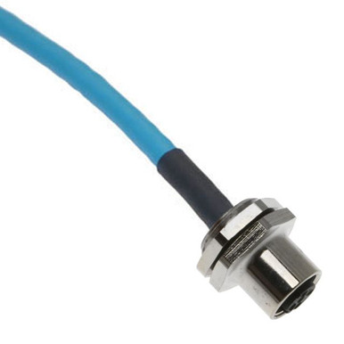 Mencom MDE45-4FR-M16-1M Ethernet, Receptacle, 4 Pole, M12 D-Coded ...