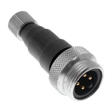 Mencom MINEDC-4MFP-AD1-B MIN Size I Male to MDC Female Adapter, 4 pole ...