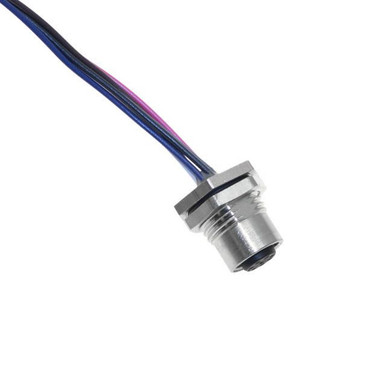 Mencom MDC-8FR-BM-2M MDC, Receptacle, 8 Pole, Female Straight, 2m ...