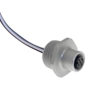 Mencom MDC-8FR-2-1M MDC, Receptacle, 8 Pole, Female Straight, 1M, 24awg ...