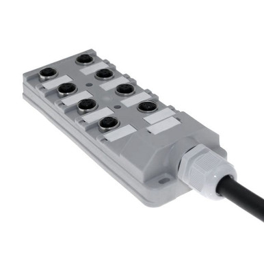 Mencom JAC-830-010-C100 JAC Junction Blocks, 3 Pin, 8 Port, No Led, 10 ...