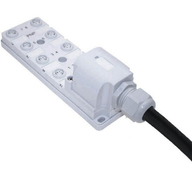 Mencom JAN-830-010-C150 JAN Junction Blocks, 3 Pin, 8 Port, No Led, 15 ...