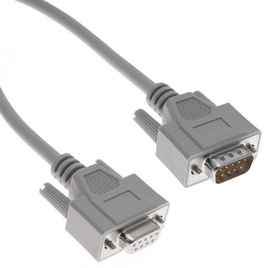 Mencom DB09-MF-25 Panel Interface Connector, 9 pin D-sub male to female ...