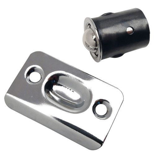 Designers Impressions Chrome Drive-In Ball Catch w/ Strike Plate #0079 ...