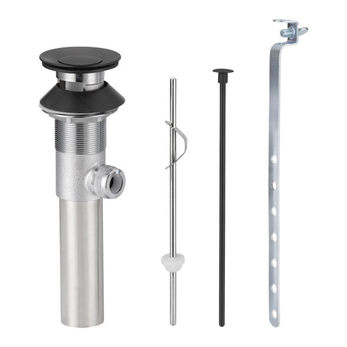 Designers Impressions 770318 Black Lavatory Drain Assembly Kit ...