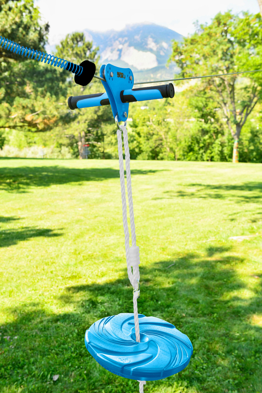Slackers 70 ft Hawk Zipline Kit with Spring Brake - PlaysetParts.com