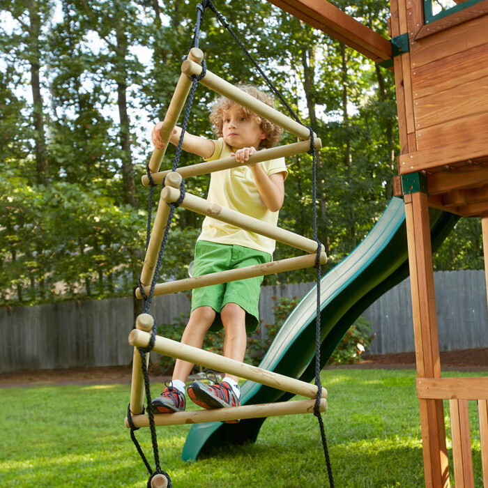 Triangle Steeple Rope Ladder - PlaysetParts.com