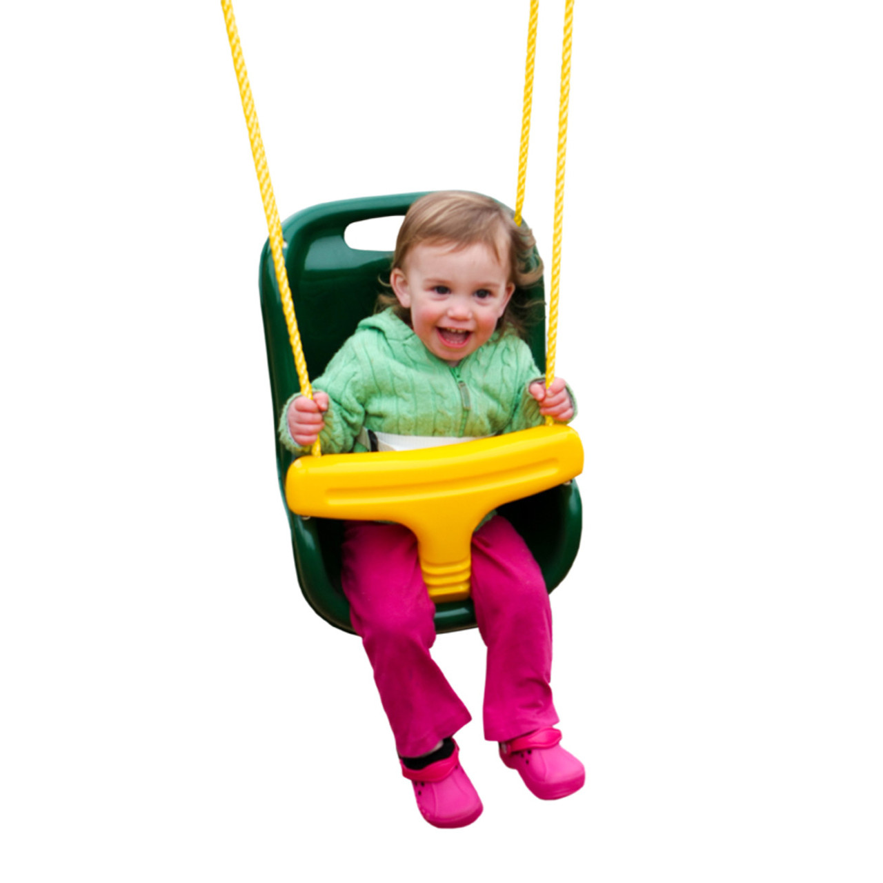Molded High Back Swing with Rope - PlaysetParts.com