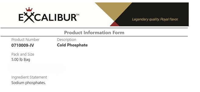 Cold Phosphate - Pac Knife Sales, LLC