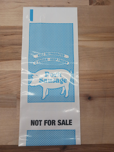 1# Pork Sausage Bags NFS - Case of 1000 - Pac Knife Sales, LLC
