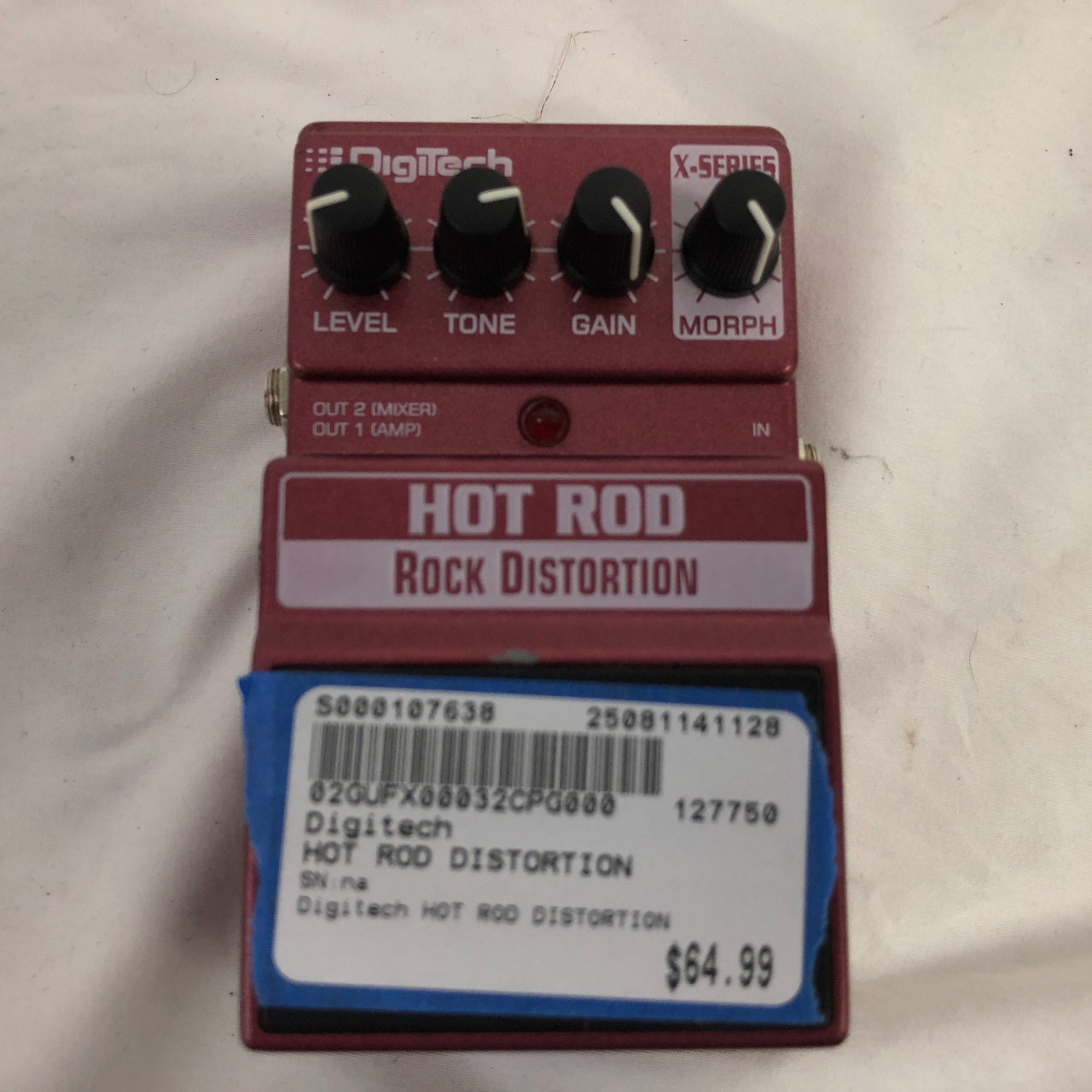 Used Digitech HOT ROD DISTORTION Guitar Effects Pedal