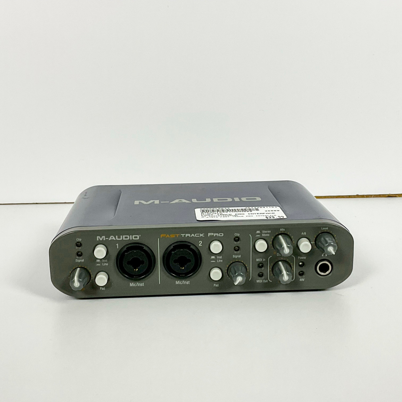 Used M-Audio Fast Track Pro Interface Computer Interface 2 A/D ...