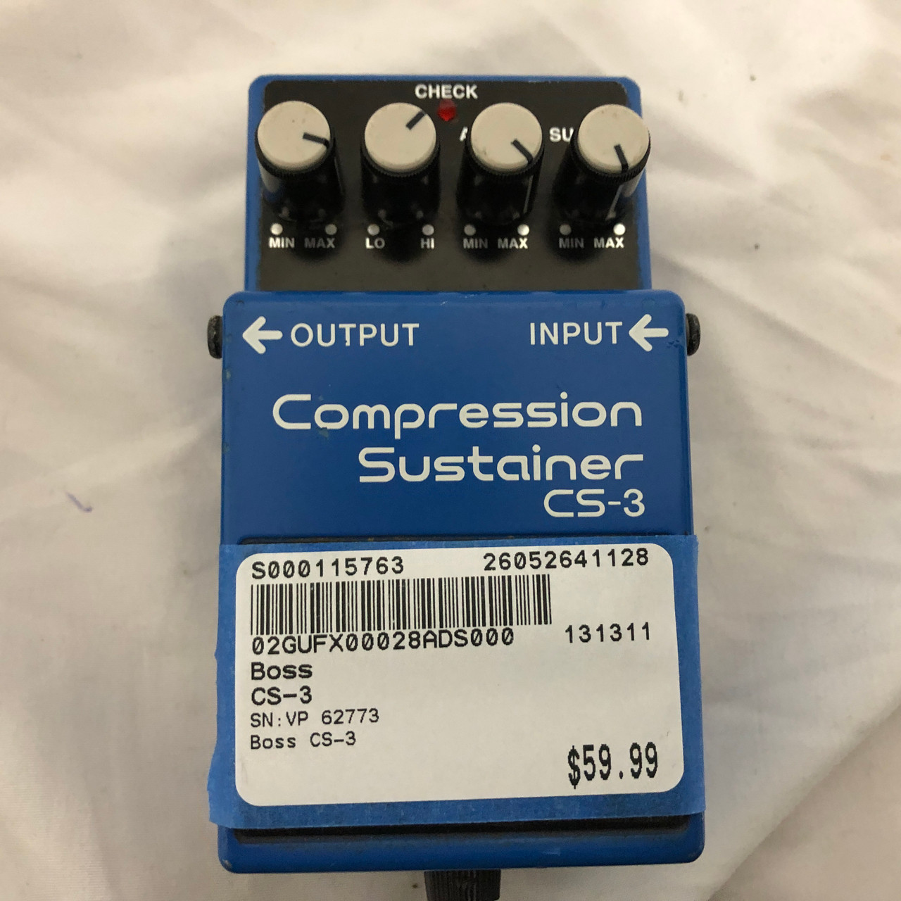 Used Boss CS-3 Compressor Pedal