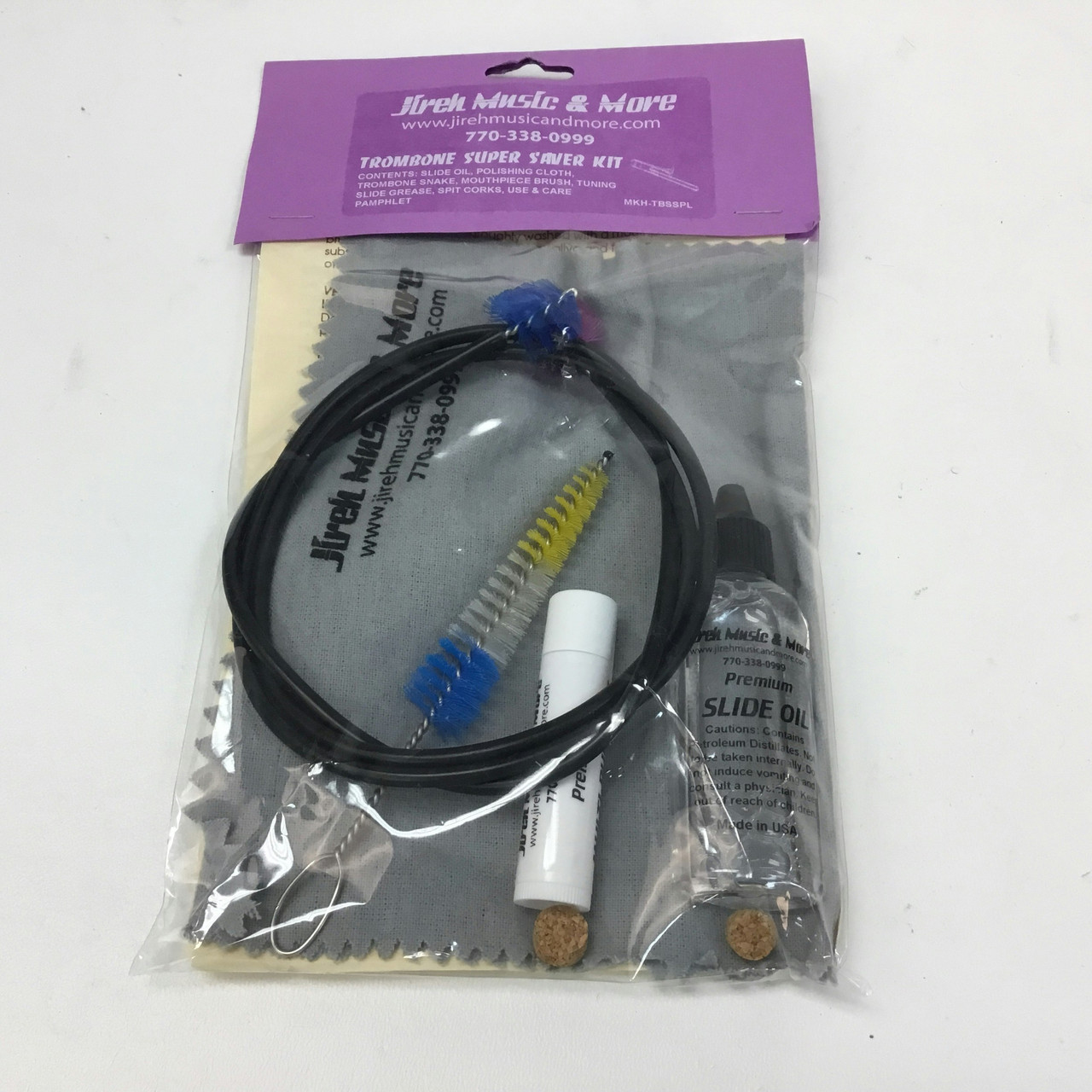 Used *Other Brand TROMBONE CLEANING KIT Accessories - Band Instruments