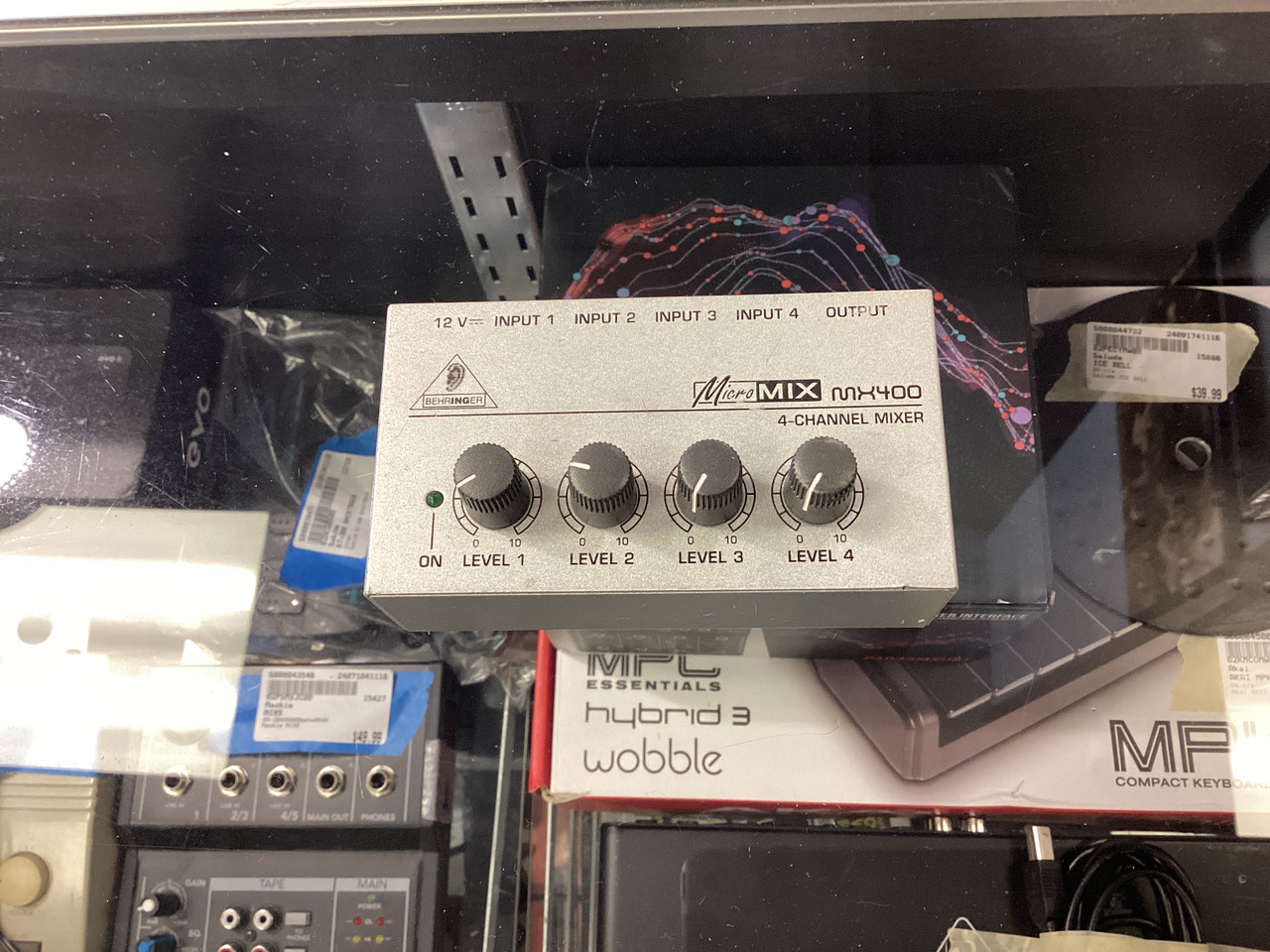 Used Behringer MX400 MICRO MIXER Compact Mixer