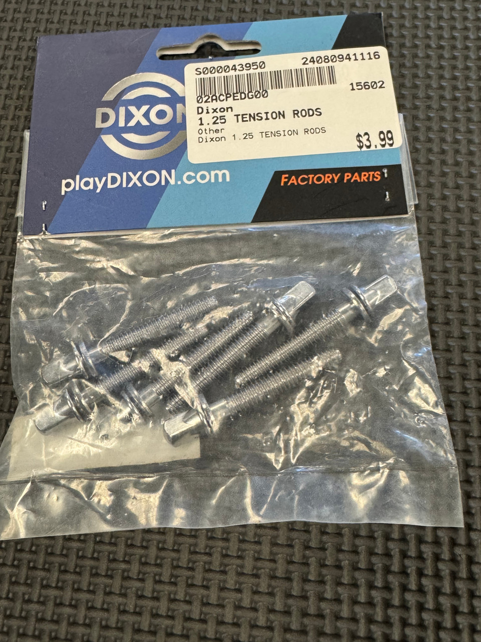 Used Dixon 1.25 TENSION RODS Percussion Accessory