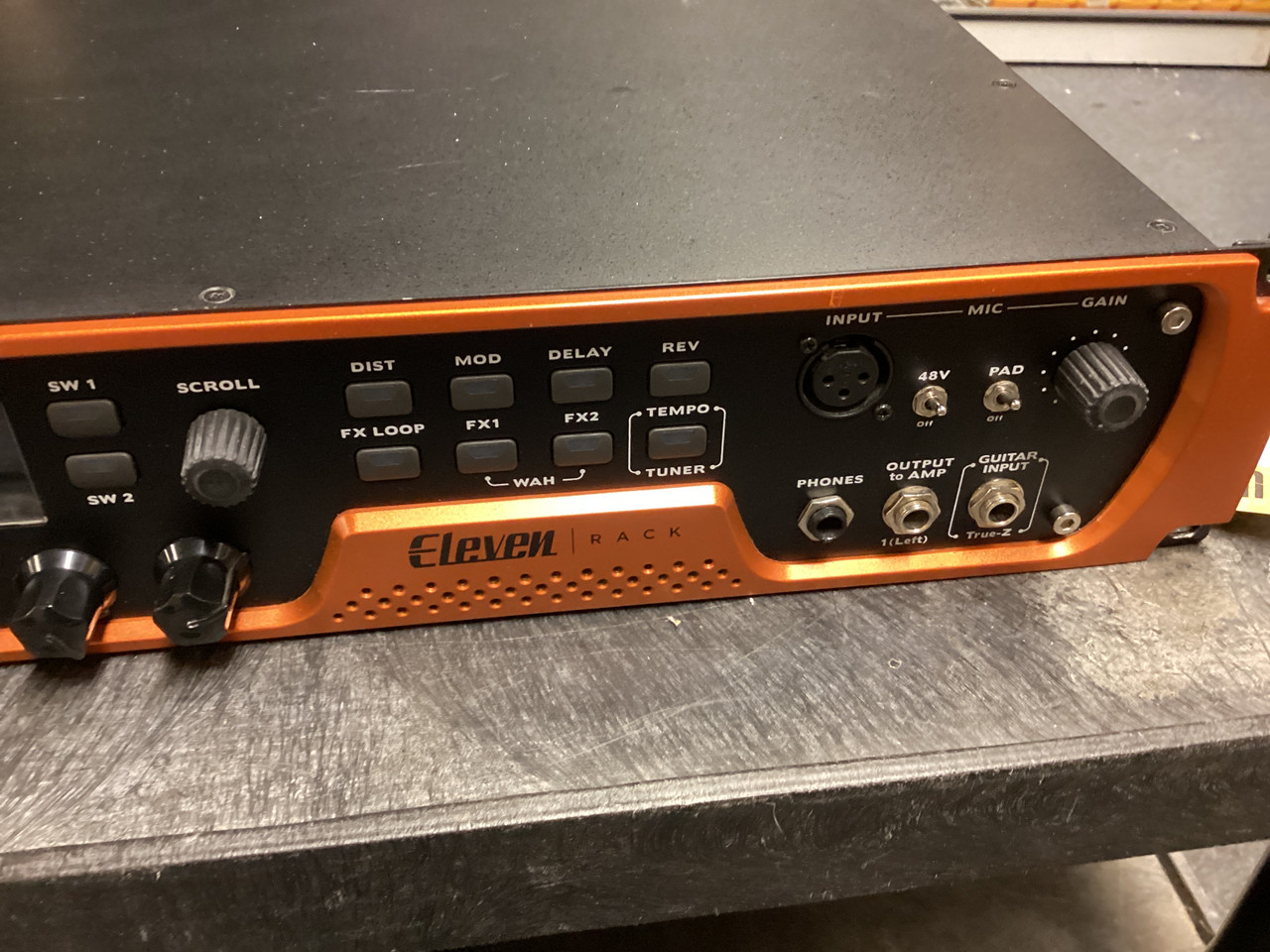 Used Digidesign ELEVEN RACK Solid State Rackmount Amplifier Head