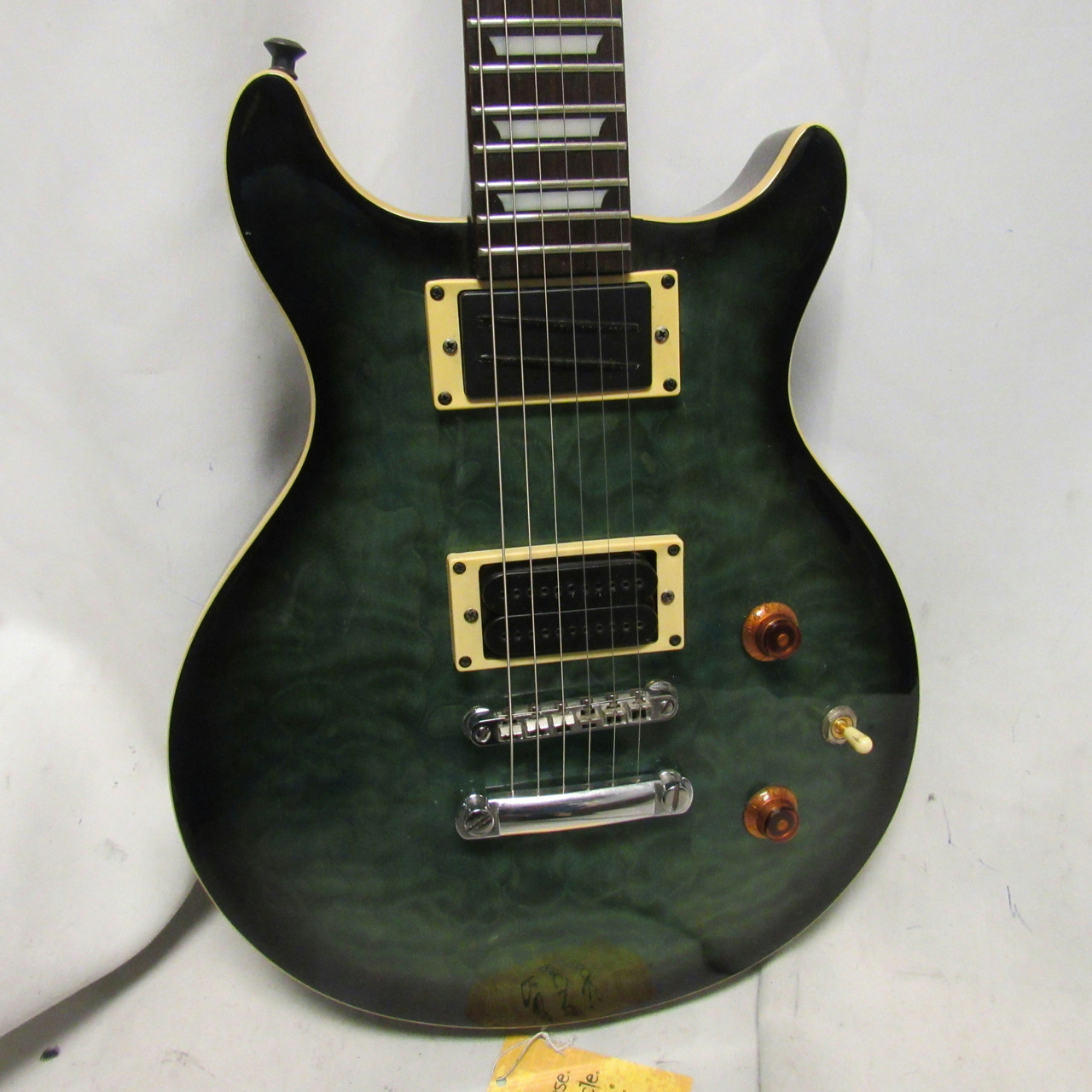 Used Raven PRS-ISH Electric Guitars Green Electric Guitars