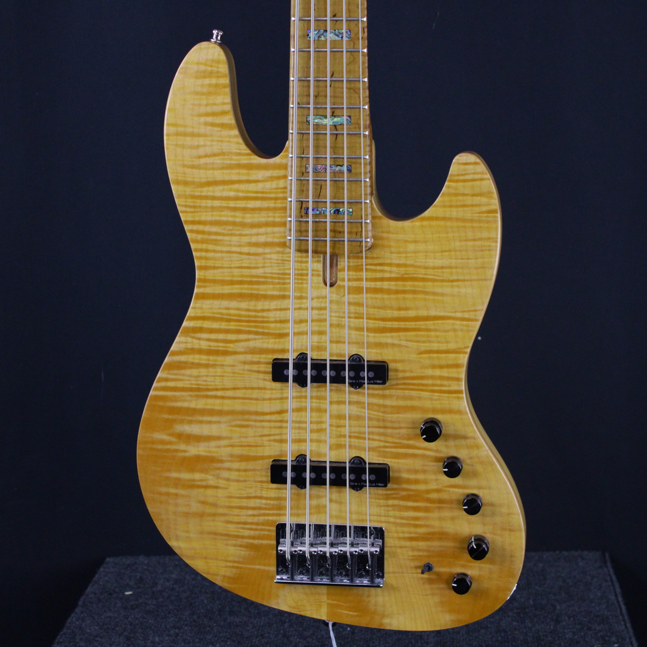 Used Sire MARCUS MILLER V10 FIVE STRING BASS J Type Bass Guitar Natural ...