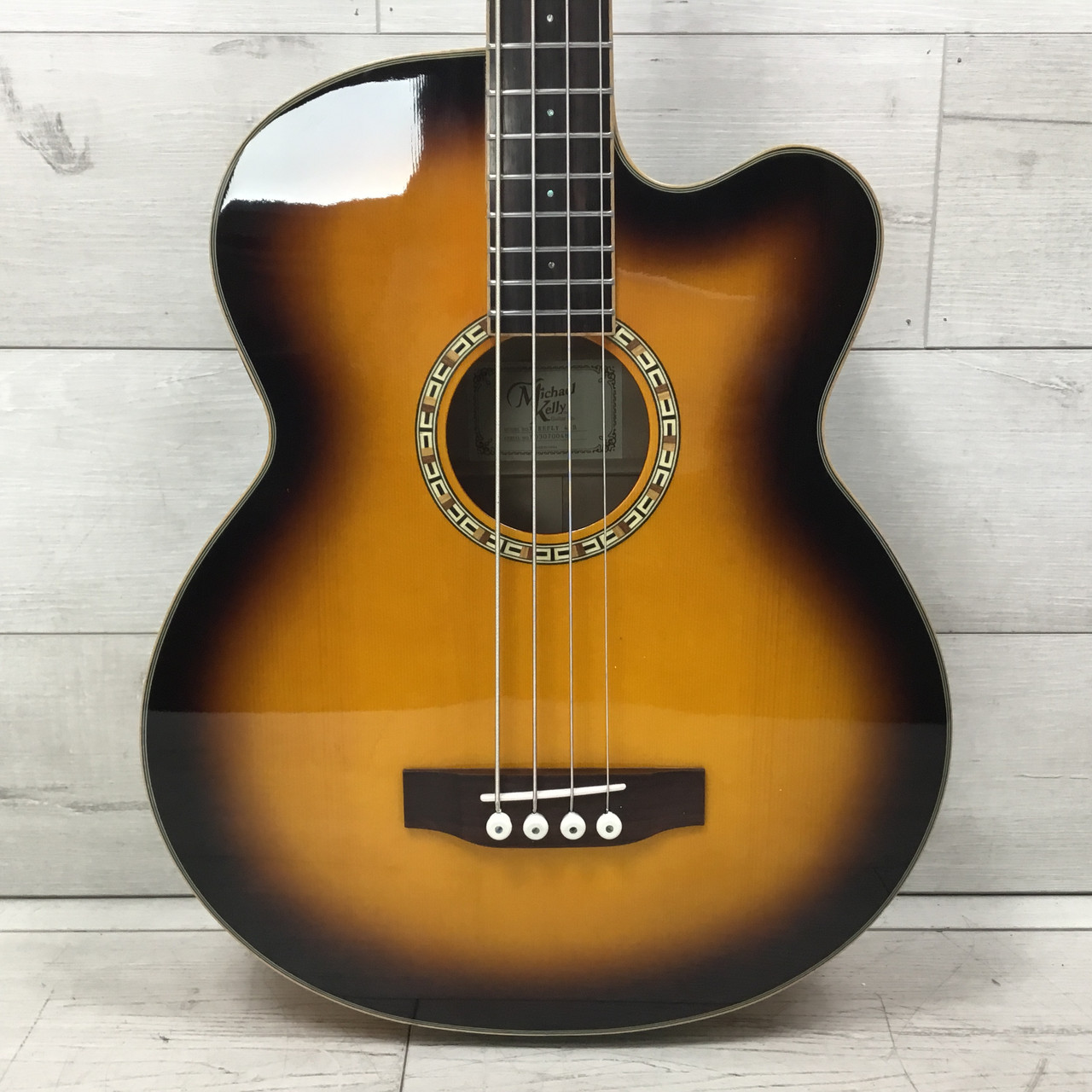 Used Michael Kelly FIREFLY 4SB ACOUSTIC BASS SUNBURST Acoustic Bass ...