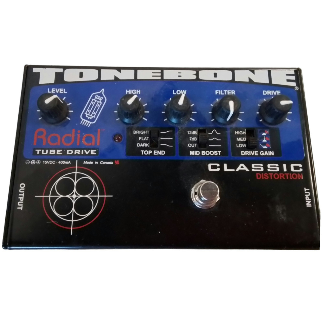 Used Radial TONEBONE CLASSIC DISTORTION W/BOX Guitar Effects Distortion ...