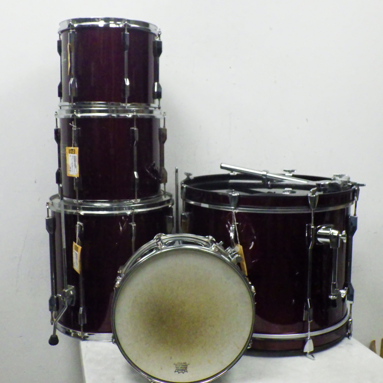Used Pearl EXPORT 5 PIECE DRUM KIT WITH HARDWARE Drum Shells and ...